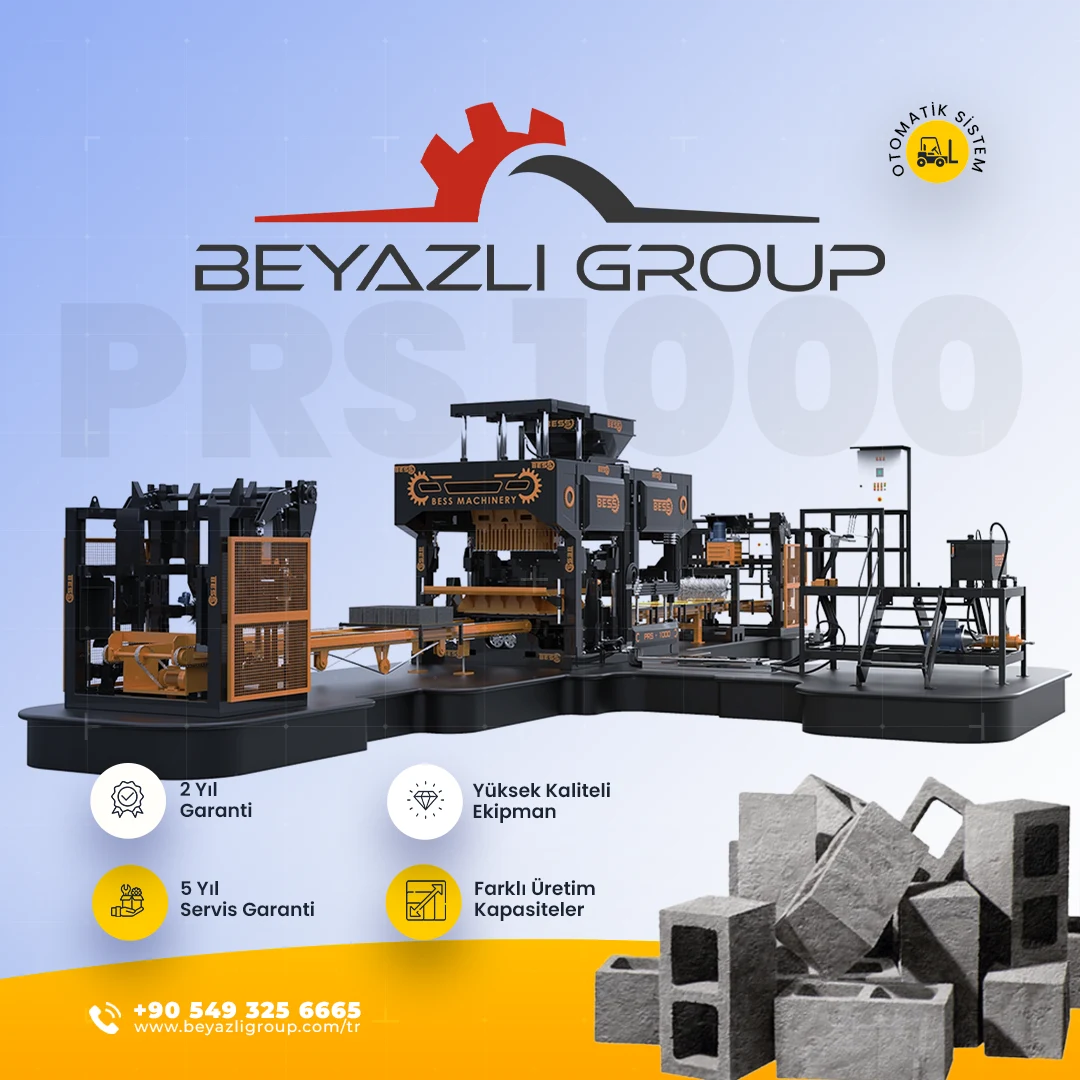 PRS1000 Otomatik Briket Makinesi | Beyazli Group