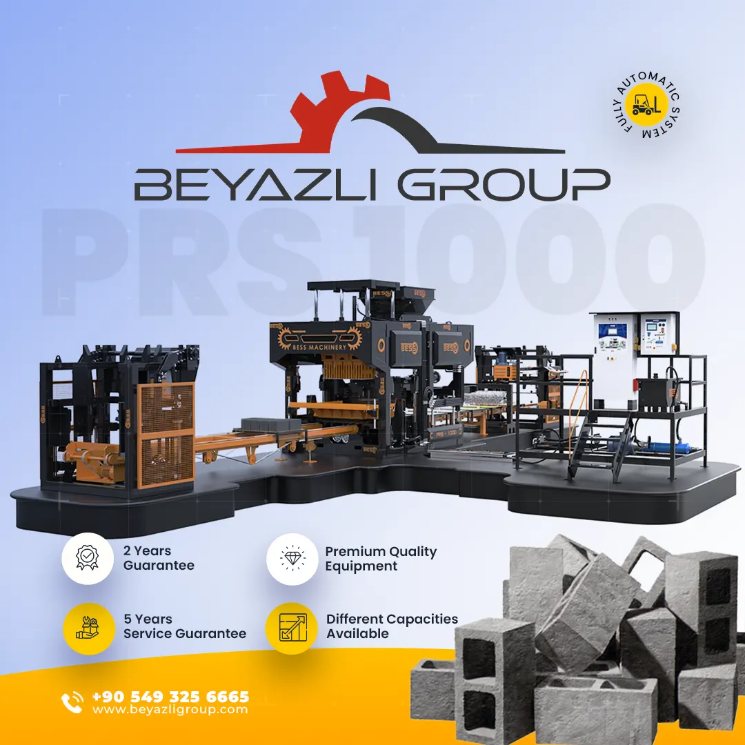 Prs1000 Fully Automatic Hollow Block Machine | Beyazli Group